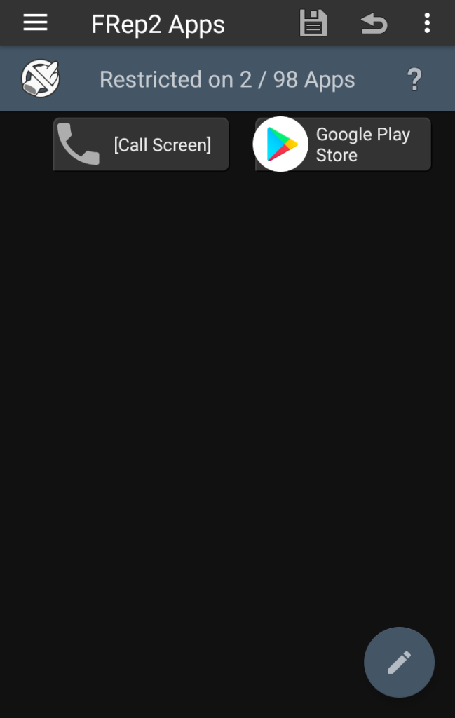 Apps – FRep2 Support