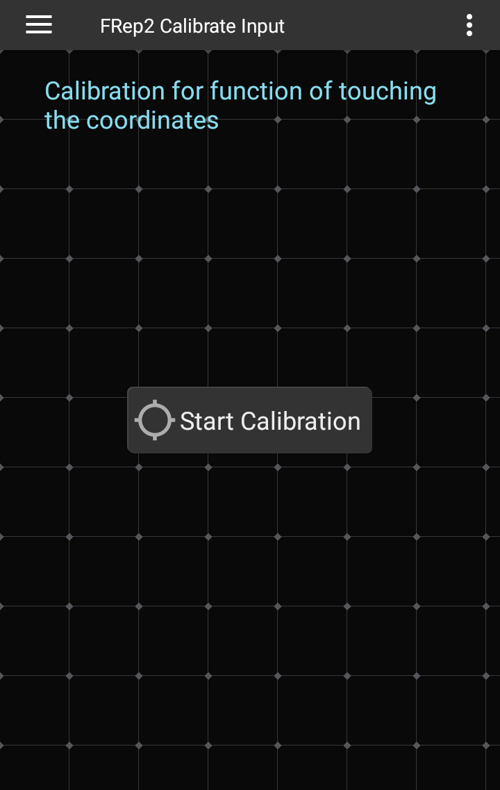 Calibrate Input – FRep2 Support